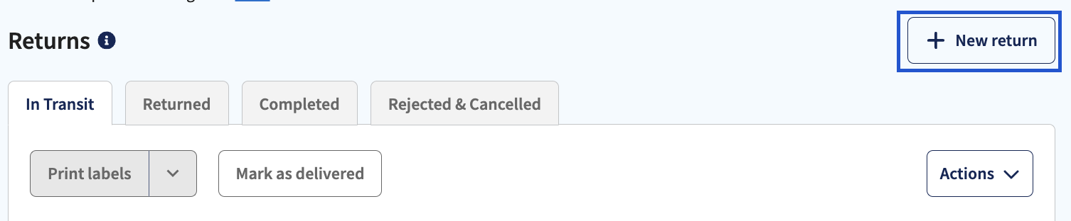 How to create a return – Sendcloud Help Center
